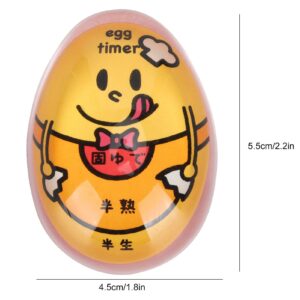 Egg Timer for Boiling Eggs, 2pcs Sensitive Hard & Soft Boiled Egg Timer Color Changing Indicator Reusable Egg Timer for Boiling Eggs