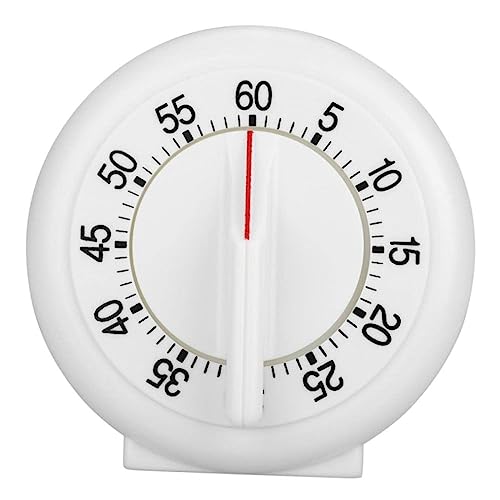 60-Minute Round Mechanical Kitchen Timer and Cooking Alarm Clock - Durable and Simple to Use