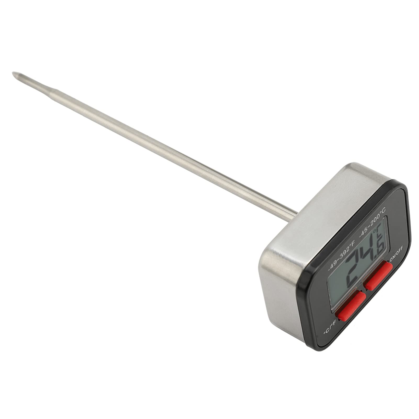 Digital Milk Thermometer Instant Read Food Thermometer Espresso Thermometer Mechanical Meat Thermometer for Kitchen Grill BBQ Turkey Sugar Milk