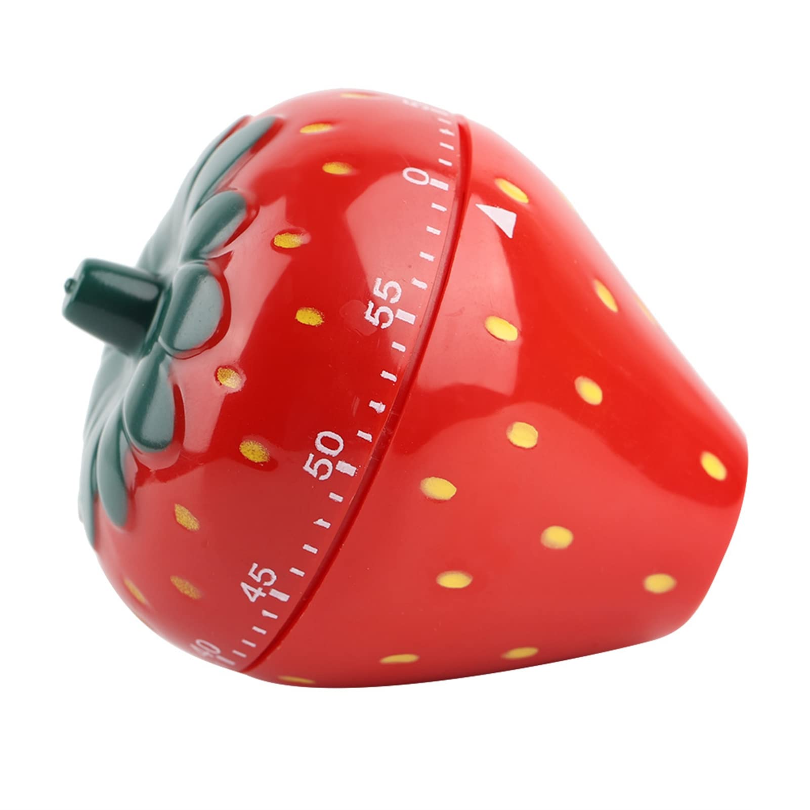 Cooking Timer, Strawberry Shaped 60 Minutes Kitchen Timer Mechanical Time Reminder Cute Design Time Reminder for Household Kitchen Cooking Usage