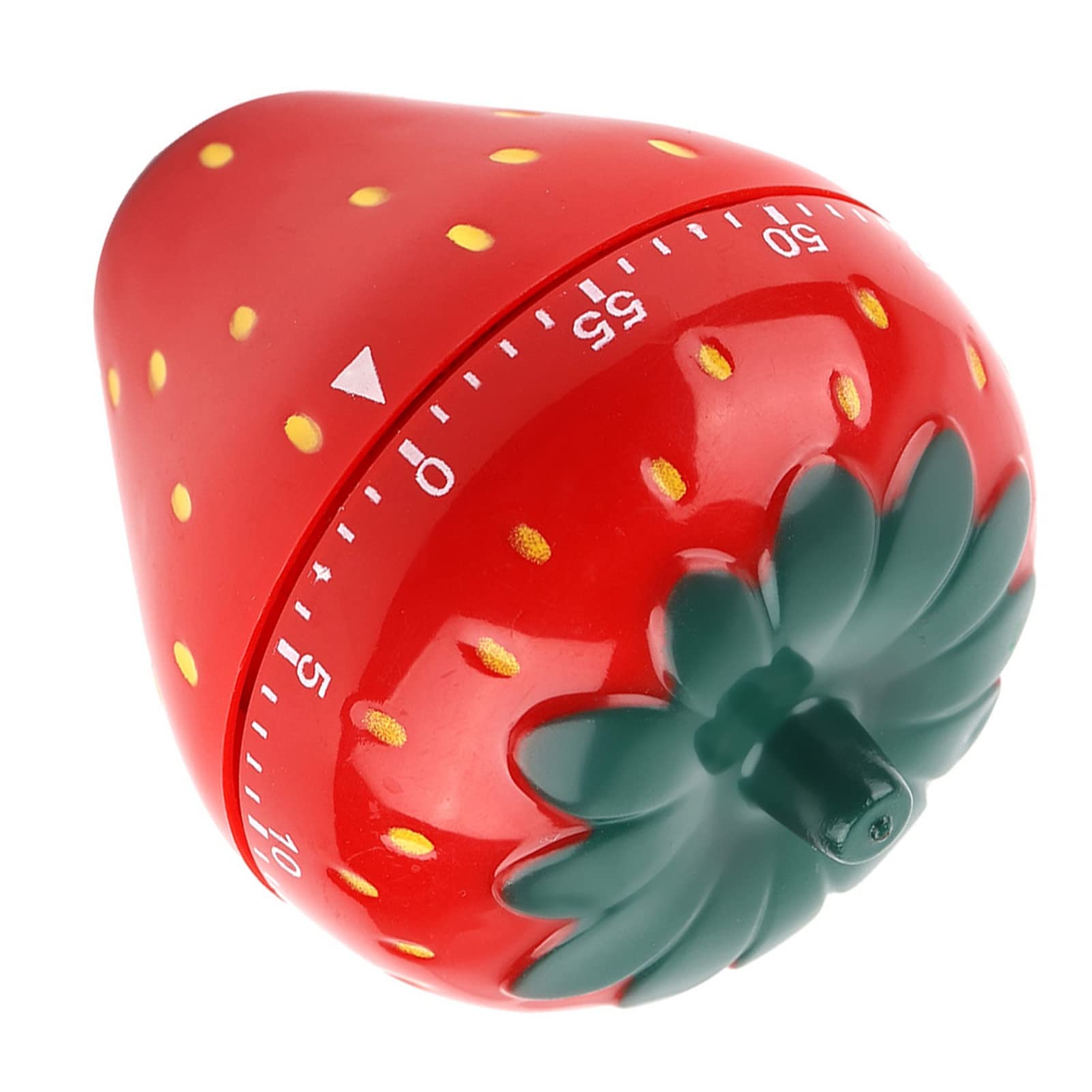 Cooking Timer, Strawberry Shaped 60 Minutes Kitchen Timer Mechanical Time Reminder Cute Design Time Reminder for Household Kitchen Cooking Usage