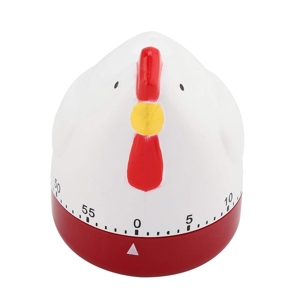 Cute Kitchen Timer, Mechanical Lovely Chicken Timer, 60 Minute Egg Timer, Cooking Timers for Cooking/Reading/Home Decor