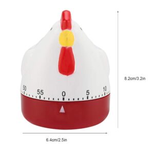 Cute Kitchen Timer, Mechanical Lovely Chicken Timer, 60 Minute Egg Timer, Cooking Timers for Cooking/Reading/Home Decor