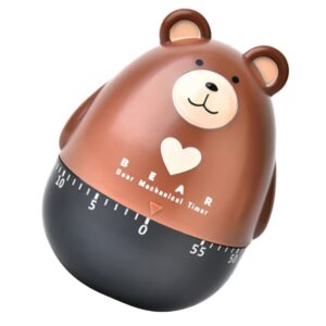 tem bear timer alarm watch cute timer kitchen reminder timer for baking kitchen countdown timer animal cooking clock digital timers timer device cartoon student abs tool