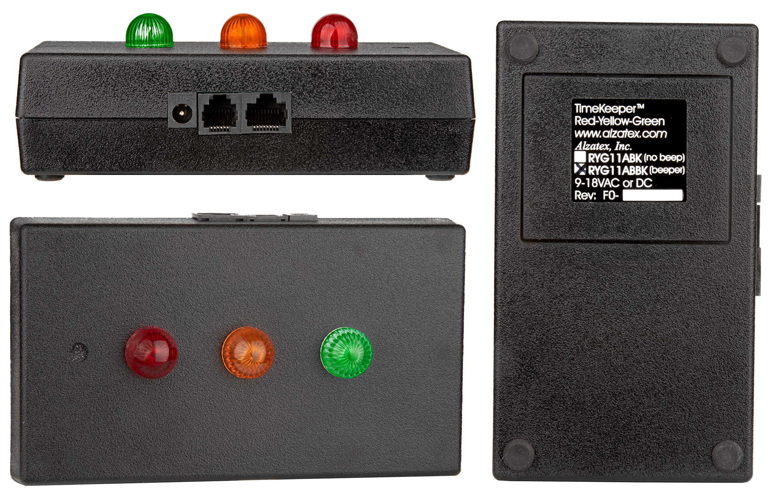 Alzatex Presentation Timer with Red-Yellow-Green Stop Lights