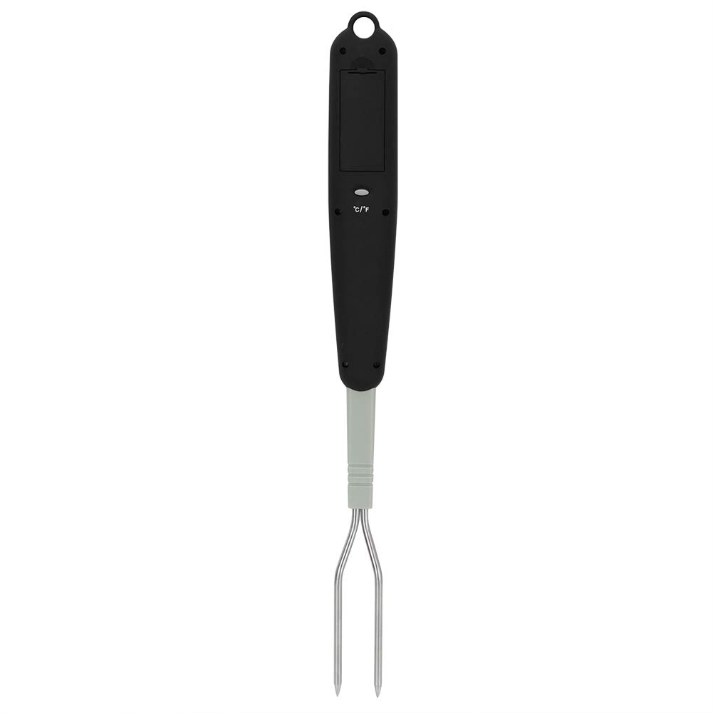 Digital Meat Thermometer Fork,Digital Cooking Fork Instant Read Fork for Kitchen Digital BBQ Fork Thermometer Dual Probe LED Display