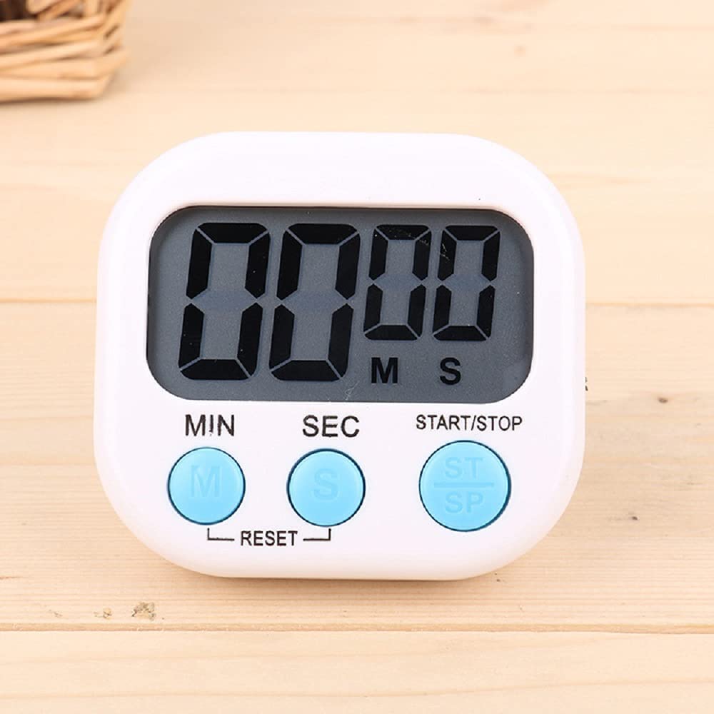 VARWANEO 2PCS Digital Kitchen Timer Multifunctional Kitchen Baking Large-Screen Digital Reminder Counting Down Electronic Timer