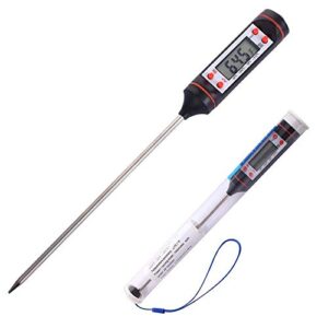 digital meat thermometer cooking food kitchen bbq probe water milk oil liquid