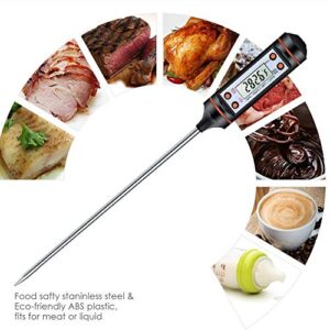 Digital Meat Thermometer Cooking Food Kitchen BBQ Probe Water Milk Oil Liquid