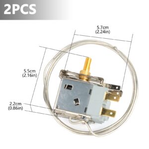 Hotwin Refrigerator Temp Control Freezer Temperature Control Thermostat, 2 Pin with Nut WPF24-L