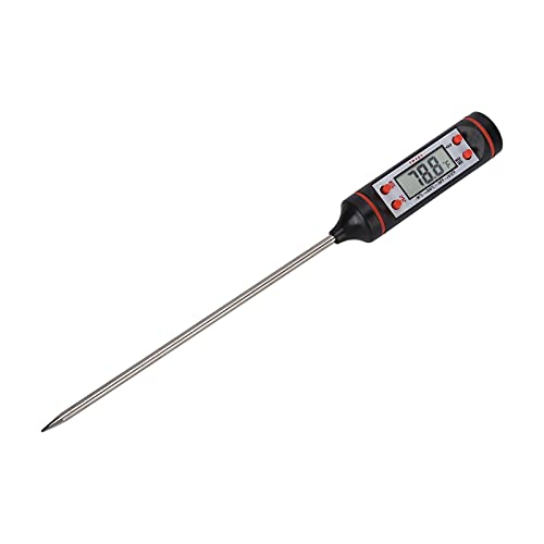 Cooking Thermometer, Stainless Steel Probe Temperature Pen for Outdoor for Barbecue for Kitchen for Meat