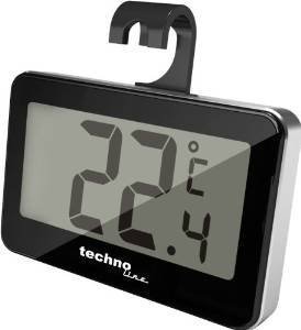 britta products technoline refrigerator freezer fridge thermometer - black