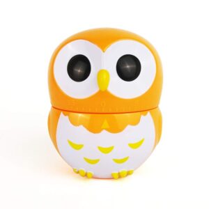 time vanguard countdown timer cute cartoon animal shape for kids (orange owl)