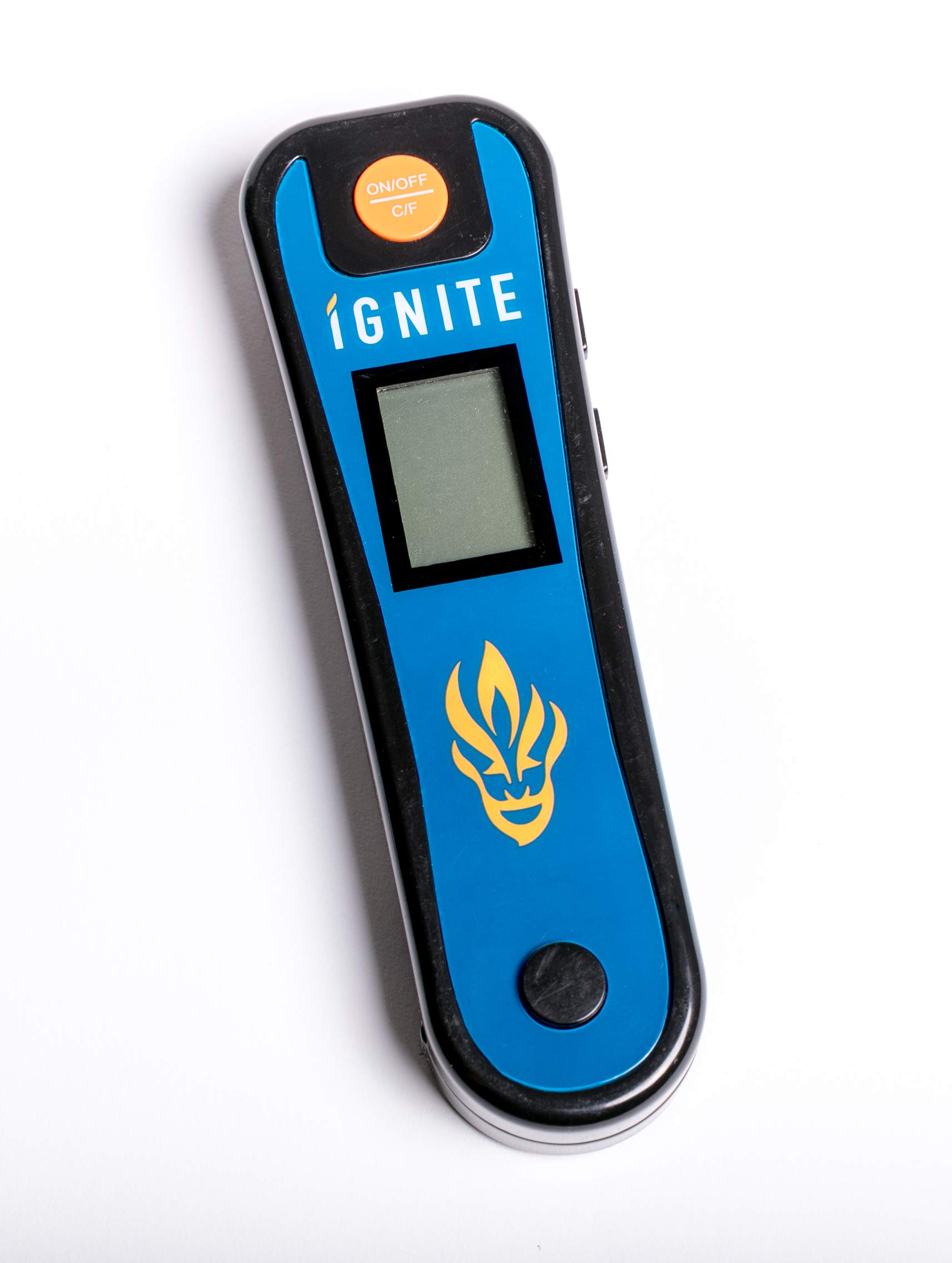 Ignite Instant Read Thermometer - Push Button FLIP-Out Design- Digital Thermometer for Kitchen, Outdoor Cooking, BBQ, and Grill!