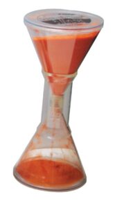 sportime sense of timer 5 minute sand timer - orange