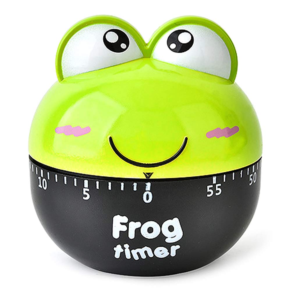 MEIYIN Cartoon Frog Timer Cooking Mechanical Alarm Sleep Reminder Clocks Kitchen Supply