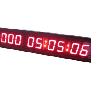 AZOOU 1.8" 10 Digits LED Days Countdown Timer Count up to 10000 Days Digital Countdown Clock with Ir Remote Control Red Color