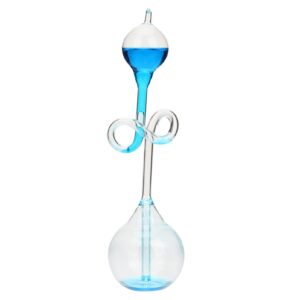 gadpiparty glass sand timer hourglass temperature sensitive sand watch novelty sand clock hour glass sandglass for kids classroom home desk office decoration blue