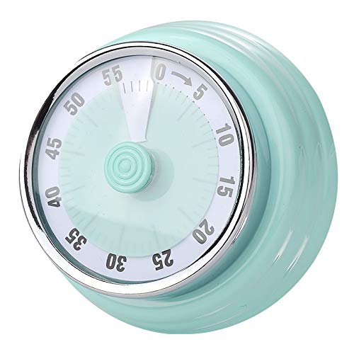 Kitchen Timer Magnetic, Kitchen Cooking Timer Reminder, 60 Minute Visual Countdown Timer No Battery Required Magnetic Baking Time Management Timer (Green)