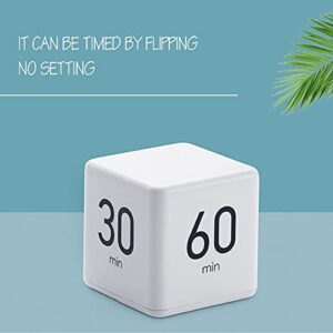 Cube Timer, Gravity Sensor Flip Timer Kitchen Timer Child Timer Exercise Timer 15 20 30 60 Minutes Workout Timer and Game Timer for Time Management