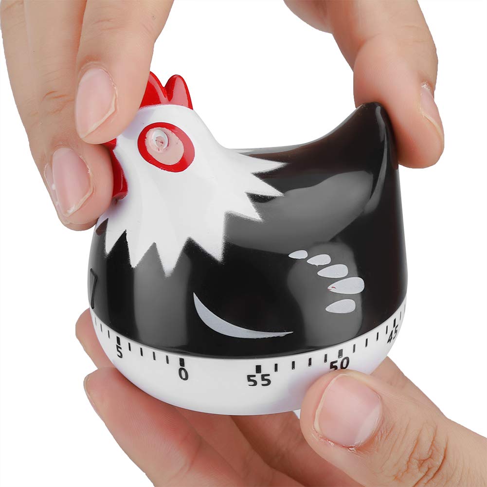 Kitchen Timer Reminder Cooking Countdown Timer for Cooking Baking Timer(Black)