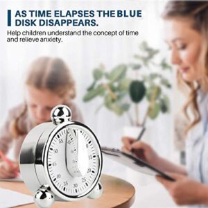 60minutes Kitchen Timer, Mechanical Timer Countdown Timer Kitchen Reminder, Cooking Timer Alarm Clock for Cooking Baking Washing Steaming, Manual Cooking Timer