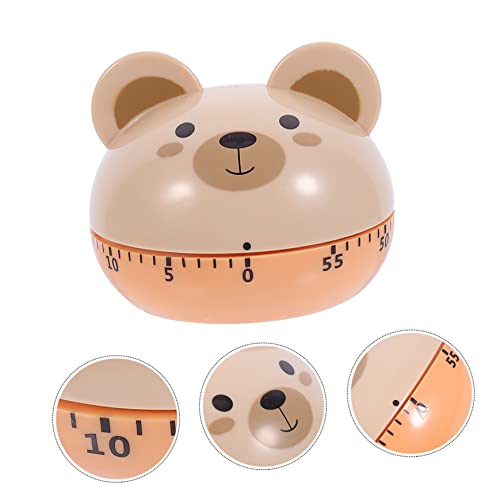 YARNOW 1pc Cartoon Timer Childrens Toy Wind up Timer Mechanical Timer Chef Shaped Mechanical Alarm Clock Kids Timer Boiling Egg Timer Learning Timer Vegetable Plastic Outside Work Counter