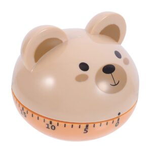 cabilock 1pc cartoon timer rotating timer clock animal timer for baking cooking timer kitchen food timers countdown timer cake toy timer for student statue to rotate rotatable metal inside