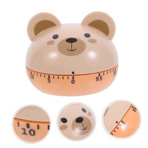 Cabilock 1Pc Cartoon Timer Rotating Timer Clock Animal Timer for Baking Cooking Timer Kitchen Food timers Countdown Timer Cake Toy Timer for Student Statue to Rotate rotatable Metal Inside