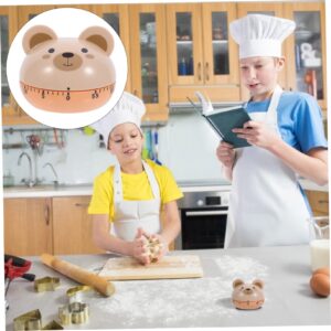 Cabilock 1Pc Cartoon Timer Rotating Timer Clock Animal Timer for Baking Cooking Timer Kitchen Food timers Countdown Timer Cake Toy Timer for Student Statue to Rotate rotatable Metal Inside