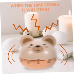 Cabilock 1Pc Cartoon Timer Rotating Timer Clock Animal Timer for Baking Cooking Timer Kitchen Food timers Countdown Timer Cake Toy Timer for Student Statue to Rotate rotatable Metal Inside