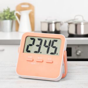 Digital Cooking Timer - Loud Alarm Big Digits Display Magnetic Wall Mounted Kitchen Timer for Study, Sports, Baking Purple 1