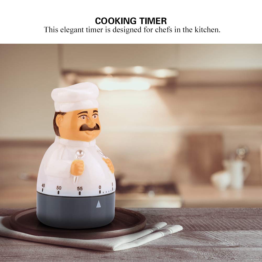 Timer - Chef Timer Dial Kitchen Timer Cooking Alarm Analogue Clock Bell For Chef Tool