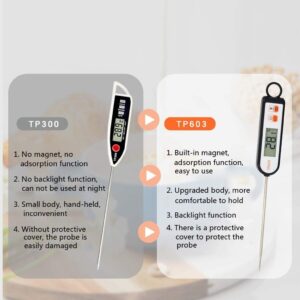 Digital Kitchen Thermometer for Cooking Food in The Oven Meat Electronic Probe ( Color : Black )