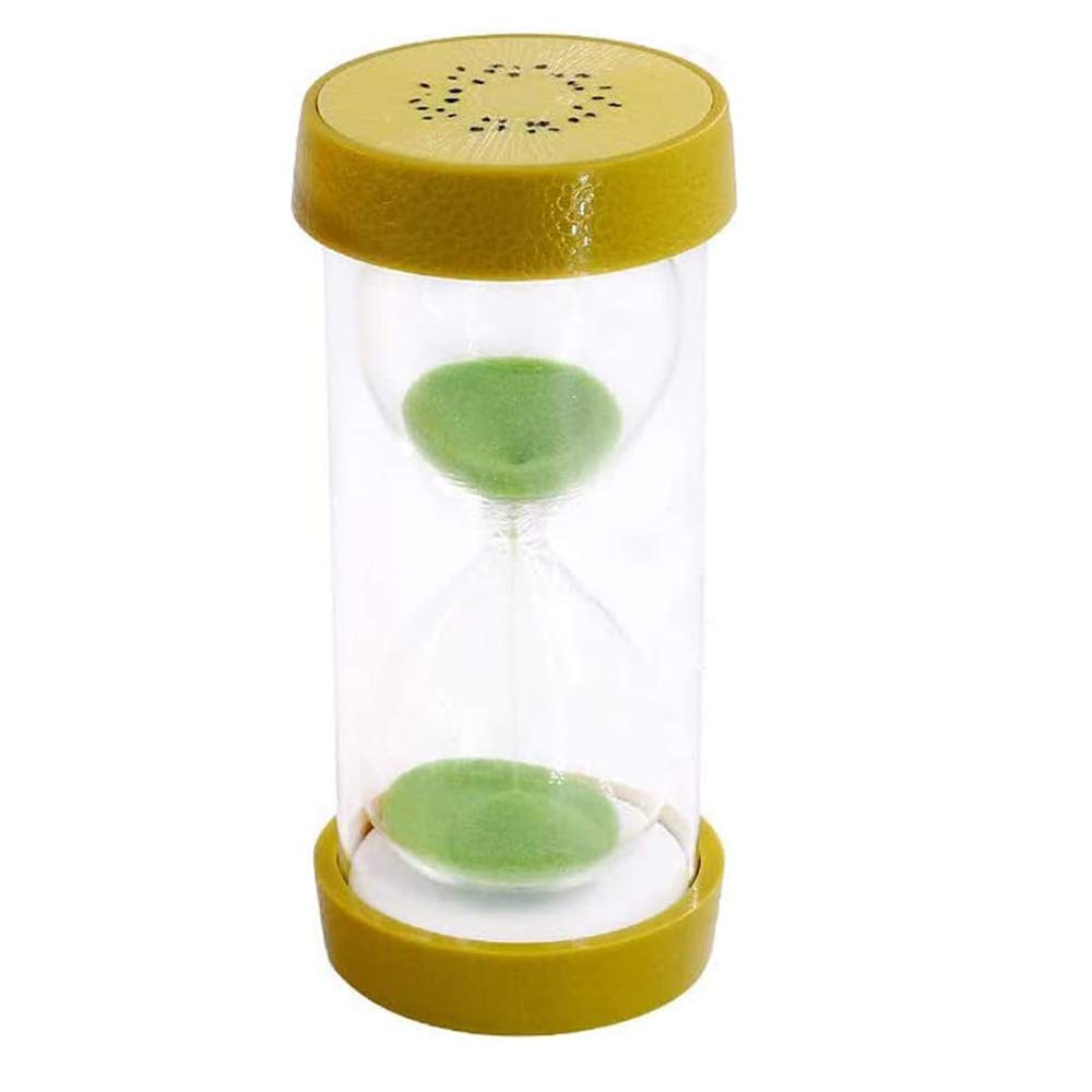 Colorful Fruit Hourglass Timer Sand Timer Sandglass Timer Sand Clock Timer for Games Classroom Home Office Kiwi Fruit 30mins