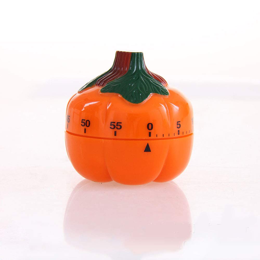 Pumpkin Model Mechanical Timers 60 Minutes Machinery Kitchen Gadget Cooking Timer Clock Alarm Counters Manual Timer for Study