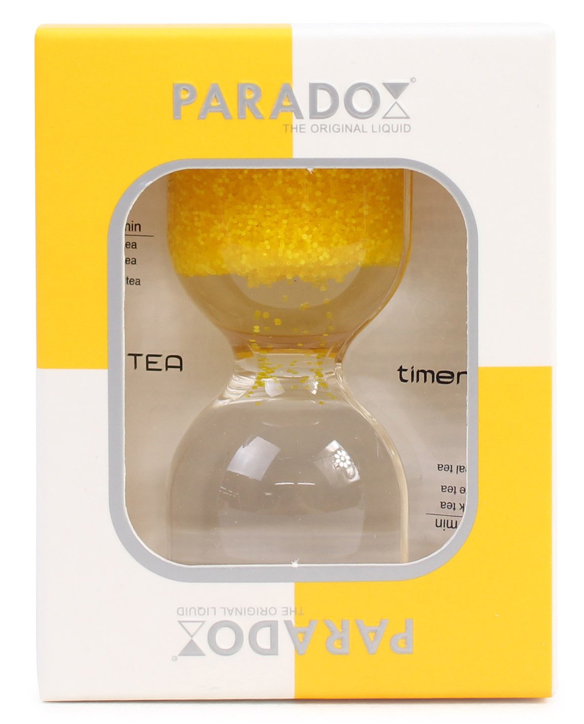 Paradox Tea Timer Warm Yellow 9 cm