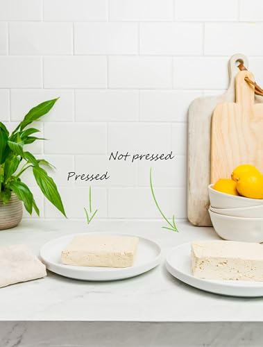 Tofuture Tofu Press - The Orginal and Best Tofu Press. Easily And Quickly Remove Water from Tofu to Improve the Flavor and give Perfect Texture Everytime, 6x5x3 inches