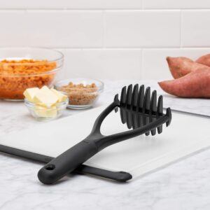 OXO Good Grips Nylon Potato Masher for Non-Stick Cookware,Black,1 EA