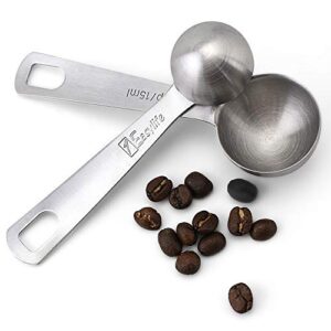 1Easylife 18/8 Stainless Steel Measuring Spoons, Set of 6 for Measuring Dry and Liquid Ingredients