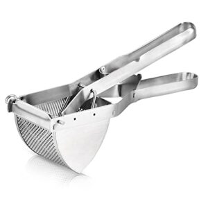 potato ricer, sopito stainless steel potato masher for commercial and home use