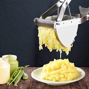 Potato Ricer, Sopito Stainless Steel Potato Masher for Commercial and Home Use