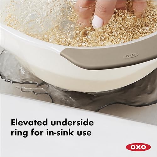 OXO Good Grips Rice & Small Grains Washing Colander, 15.4 x 23.3 x 13.9 cm