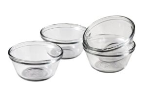 anchor hocking 6-ounce glass custard cups, set of 4