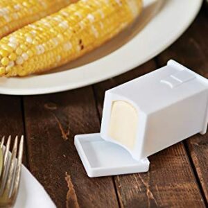 Fox Run Butter Spreader with Built-In Cover, Plastic