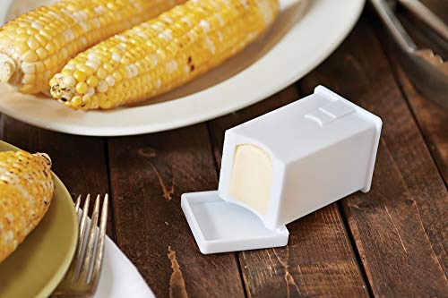 Fox Run Butter Spreader with Built-In Cover, Plastic