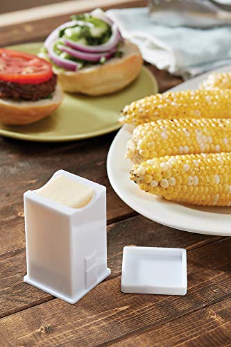 Fox Run Butter Spreader with Built-In Cover, Plastic