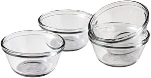 anchor hocking 6-ounce glass custard cups, set of 4