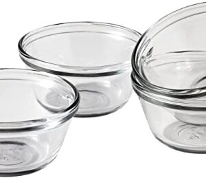 Anchor Hocking 6-Ounce Glass Custard Cups, Set of 4