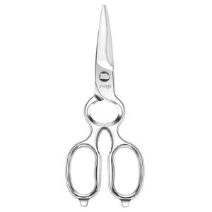 livingo kitchen forged shears heavy duty come apart ultra sharp multi-function stainless steel scissors bottle opener, nut cracker 8.5 inch